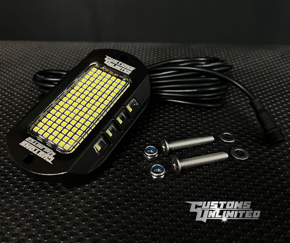 Pure White 144 LED Plug & Play Blazing Rock Light Kit – Customs Unlimited