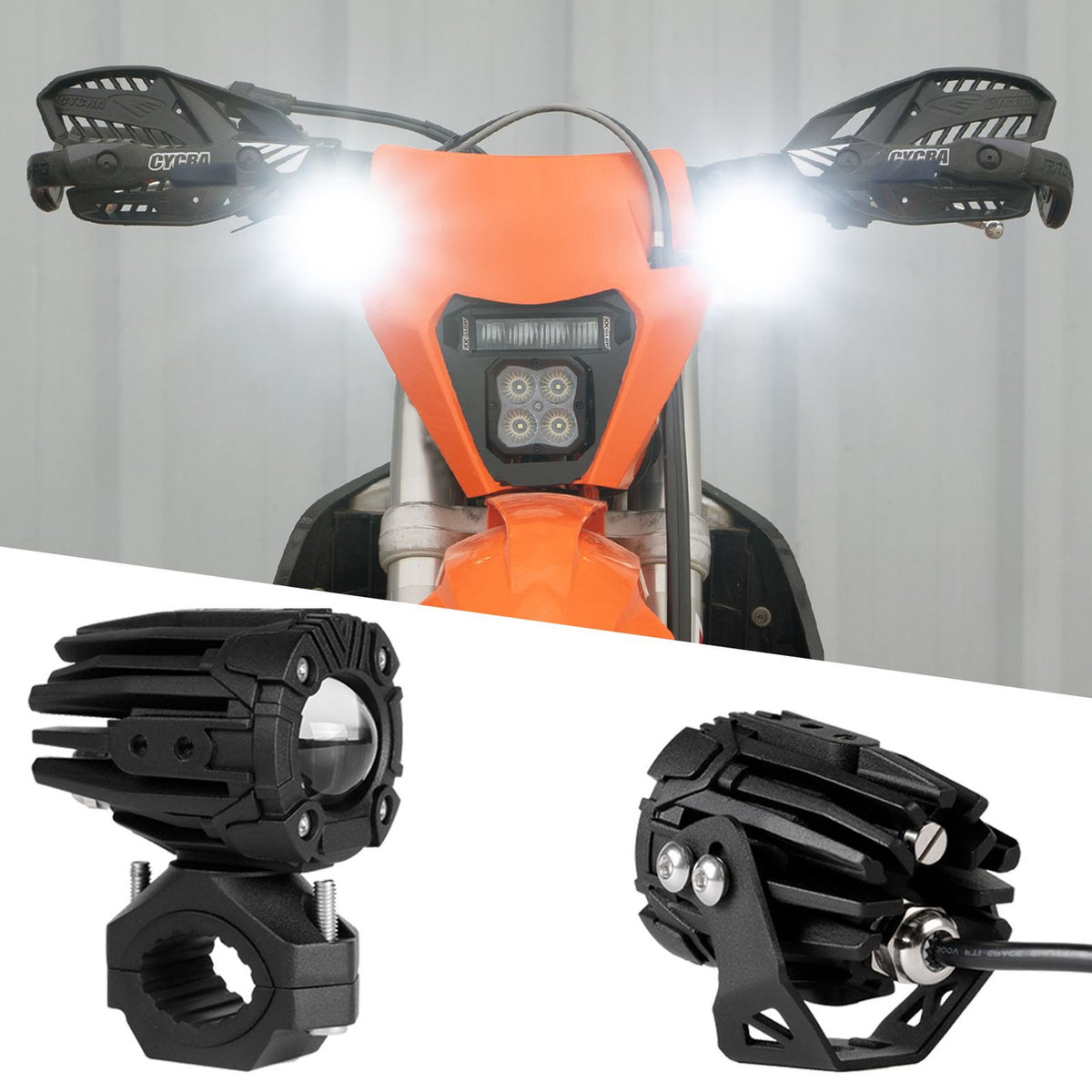 2in Dual Mode LED Driving Light Kit for Motorcycles, UTVs & ATVs ...