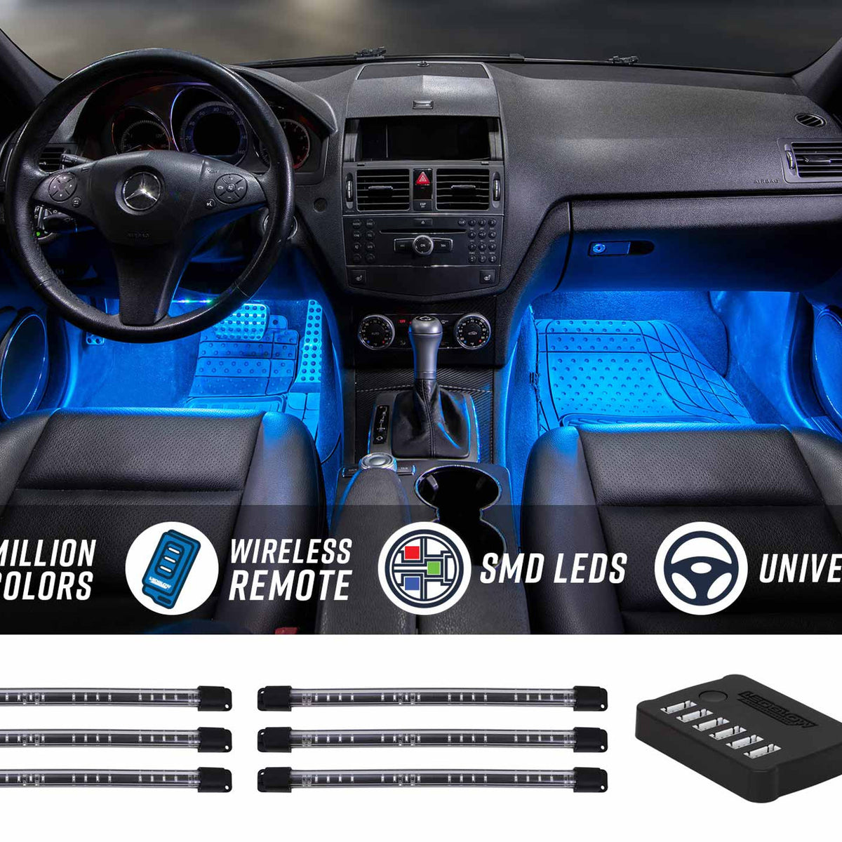 Flexible Million Color LED Interior Lighting Kit – Customs Unlimited LLC