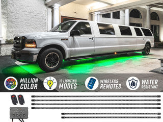 Million Color Slimline LED Limousine Underbody Lighting Kit – Customs ...