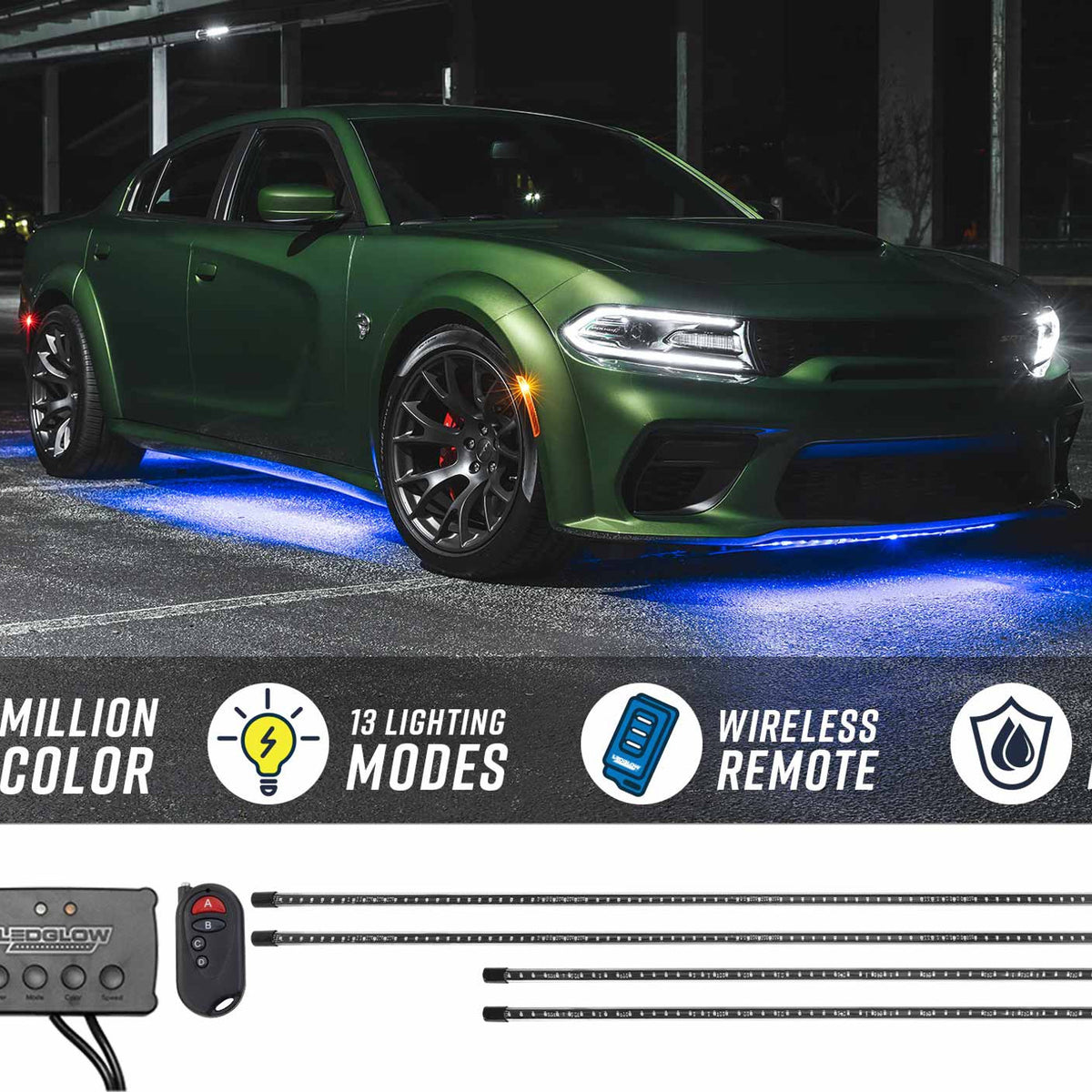 Million Color Slimline LED Car Underbody Lighting Kit – Customs ...