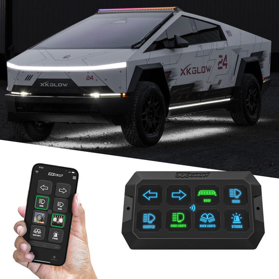 XKcommand Switch Panel for Cybertruck | Off-road Light Controller | Ap ...