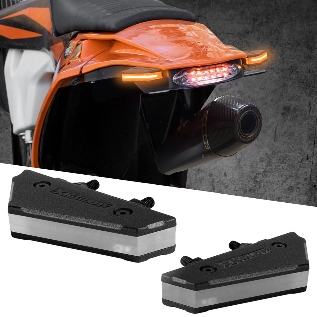Blade Pro LED Turn Signals for Motorcycles, UTVs & ATVs | XKGLOW ...